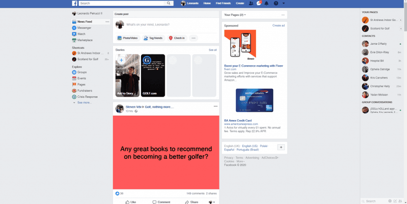 An in-depth look into Facebook's new design - Ironeko